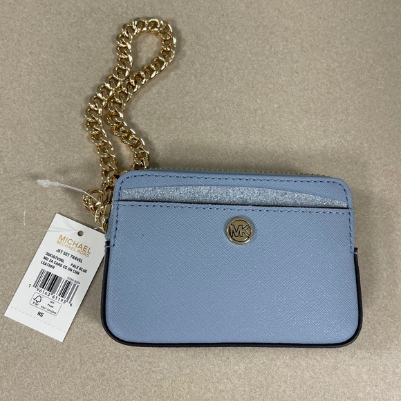 Michael Kors | Bags | Michael Kors Medium Saffiano Leather Chain Card ...